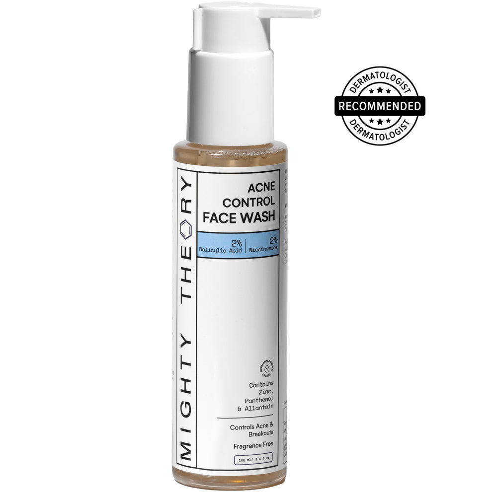 Buy Acne Control Face Wash 100ml - Face Wash | Mighty Theory